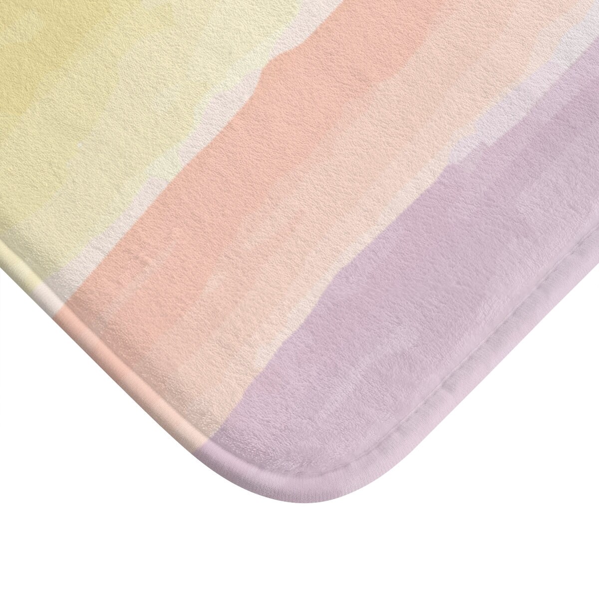 Pastel Watercolor Rainbow Bath Mat | Etsy