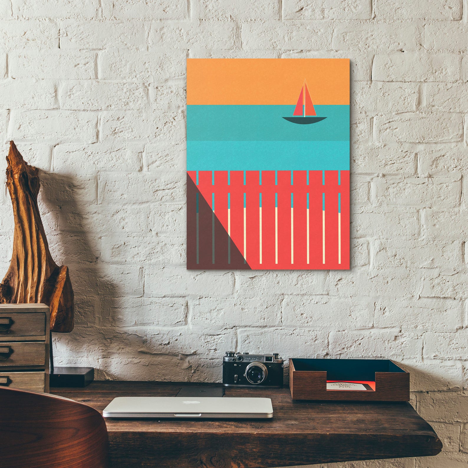 Summer Wall Art, Summer Art Print, Summer Beach Art Print, Summer Wall ...