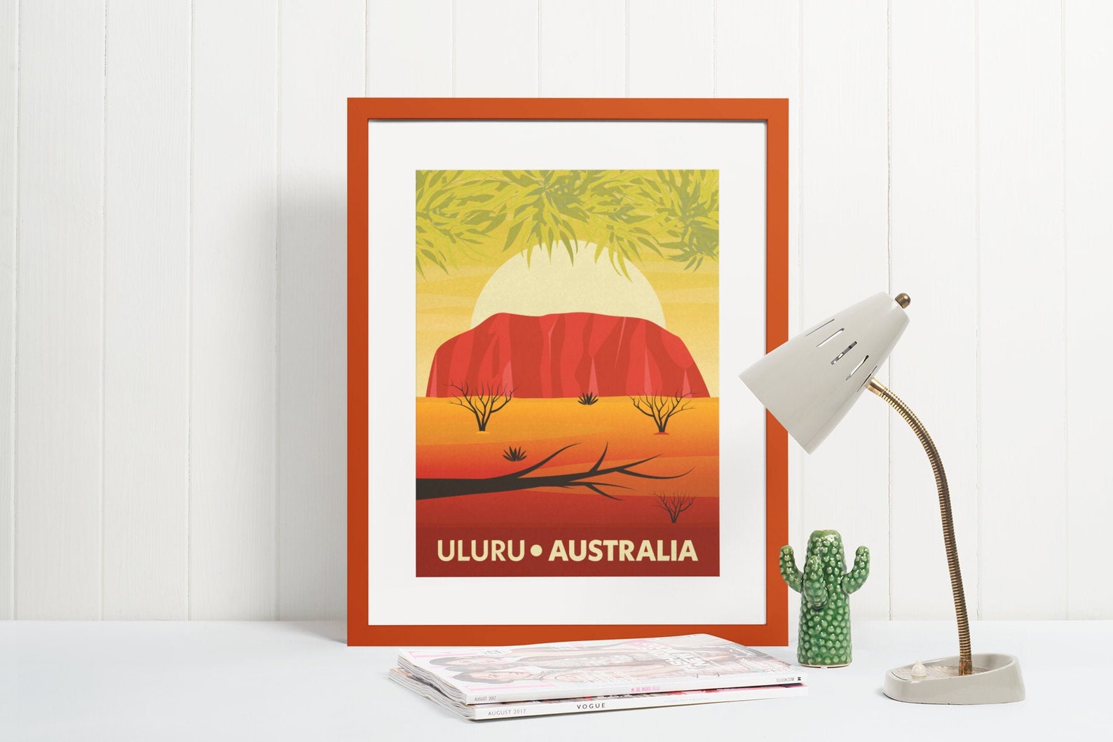 Uluru Australia Poster Modern Australia Art Print - Etsy