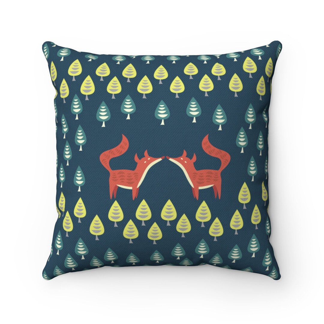 Fox Pillow, Animal Pillow, Cute Throw Pillow, Nature Pillow, Nature ...