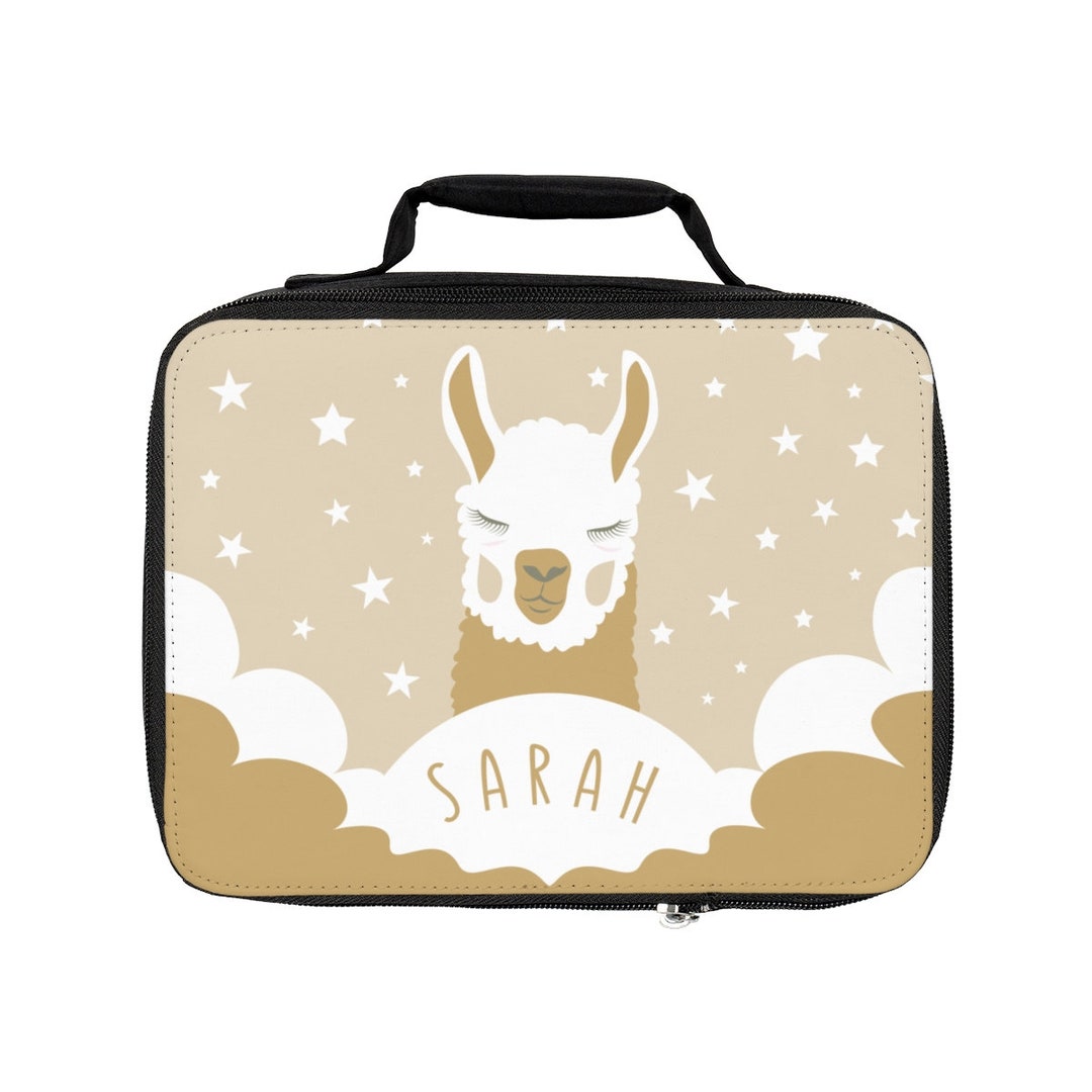 Cute Golden Llama Lunch Bag for Kids - Etsy