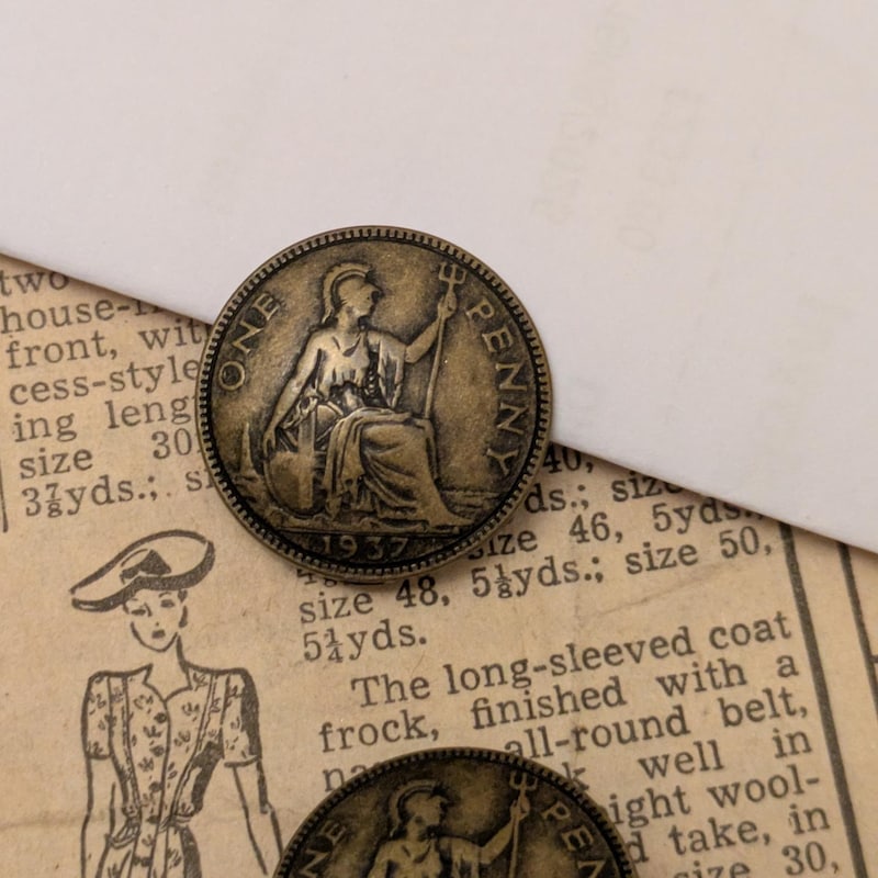 Penny Buttons - Etsy UK