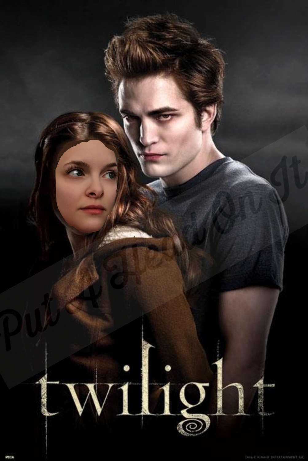 Twilight / Bella & Edward / Fun Gag Gift / Add Your Face / Put | Etsy