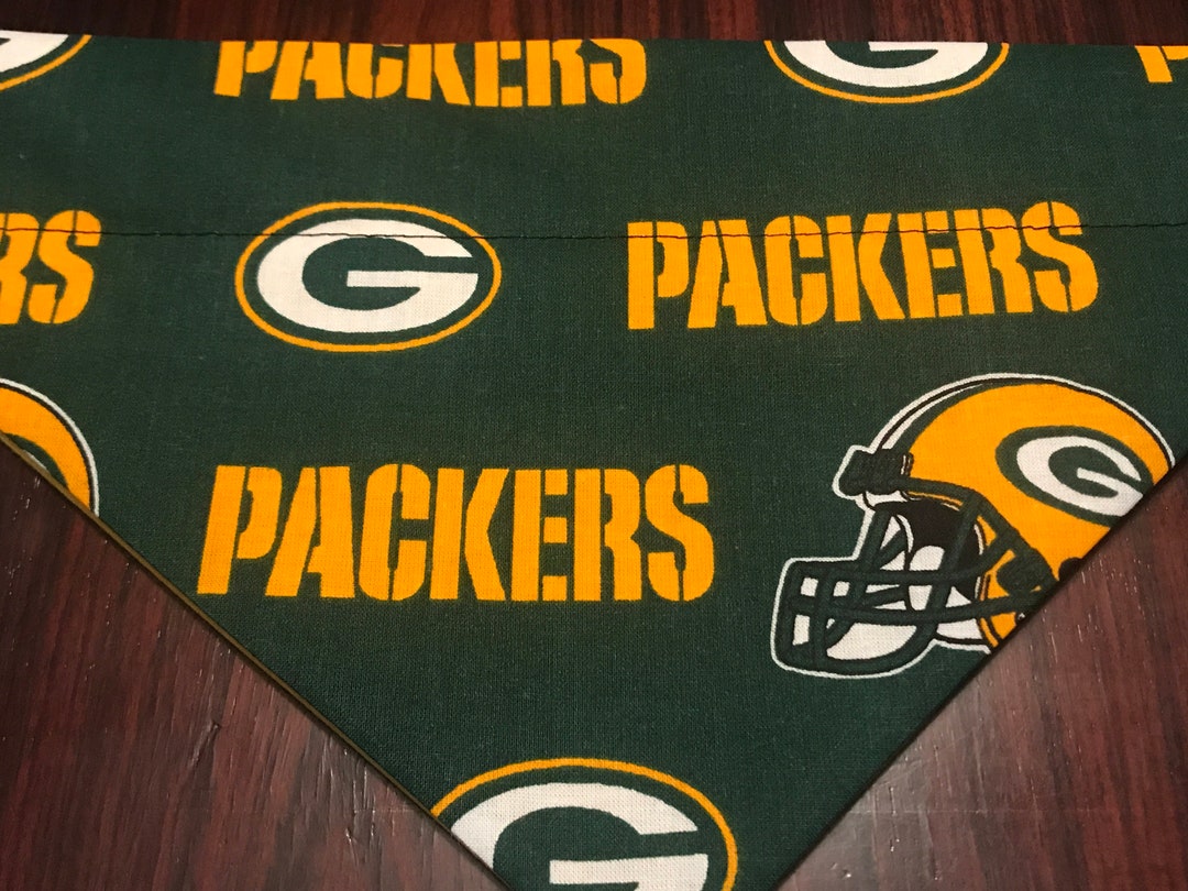 Green Bay Packers NFL Over the Collar Dog Bandana - Etsy