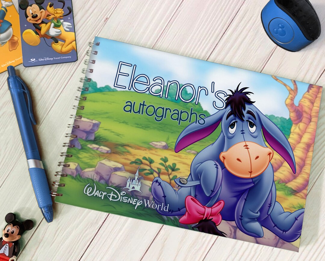 Personalised Eeyore Autograph Book - Disneyland / Disney World - Etsy