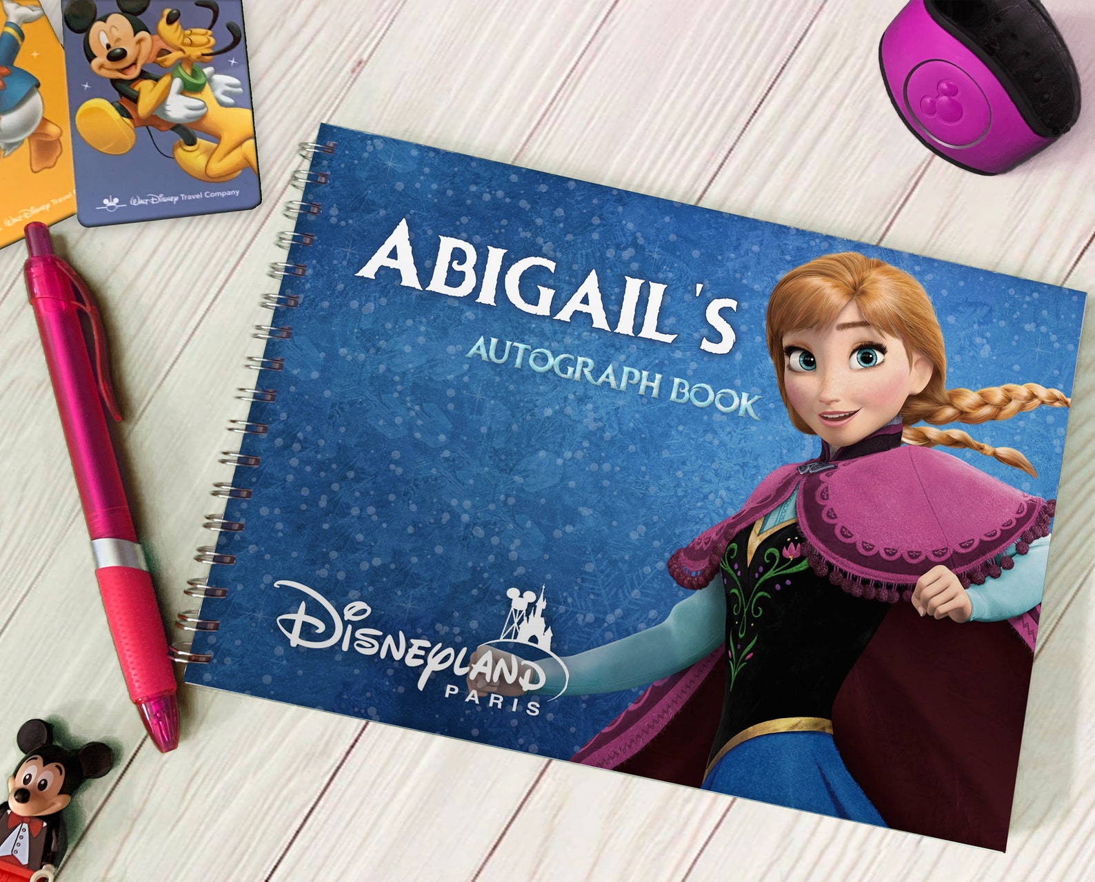 Personalised Frozen elsa / Anna / Olaf Autograph Book - Etsy UK