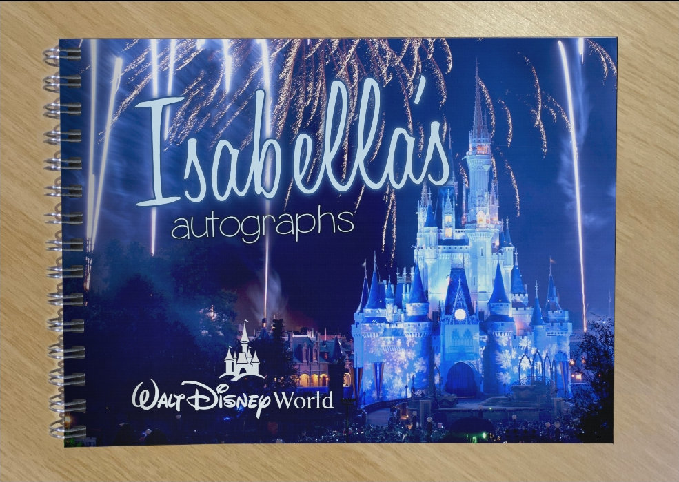 Personalised Disney World Castle Autograph Book - Etsy