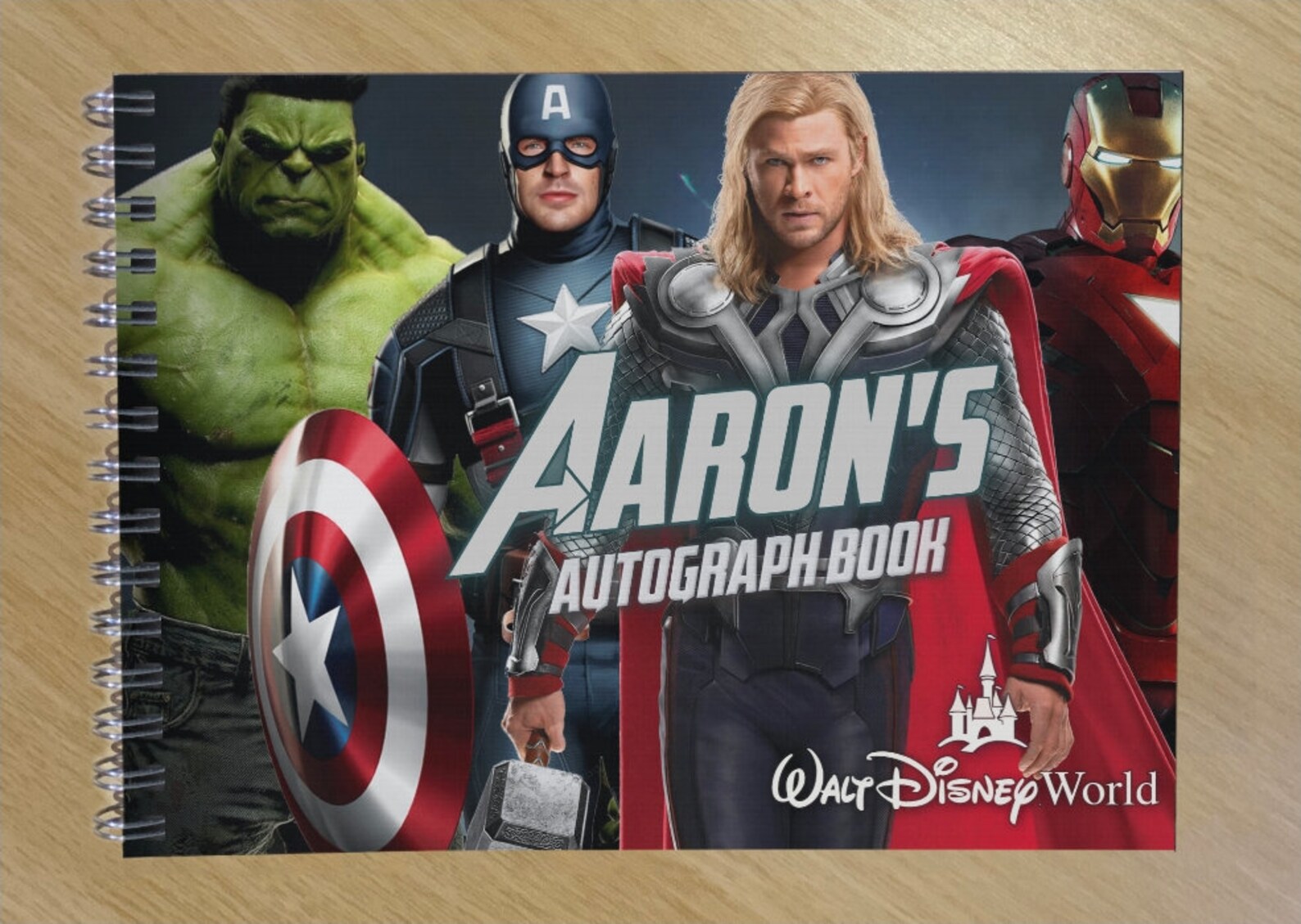 Personalised Marvel Avengers Autograph Book Disneyland / | Etsy