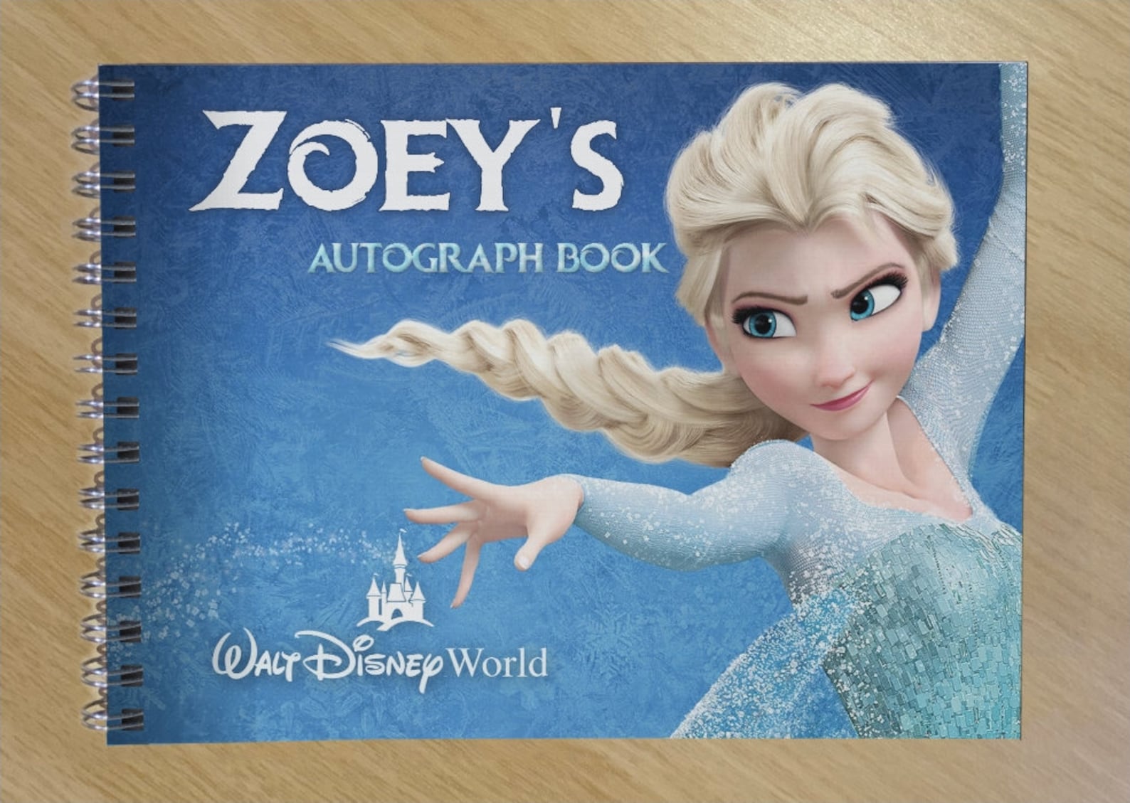 Personalised Frozen elsa / Anna / Olaf Autograph Book - Etsy UK