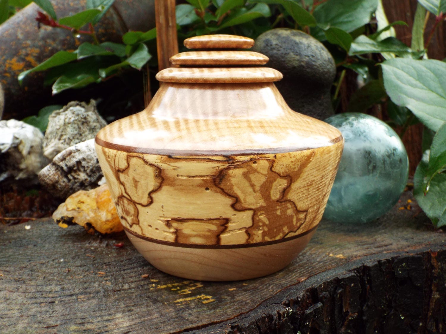 Intense Fiddleback Maple Hand Turned Bowl - Etsy