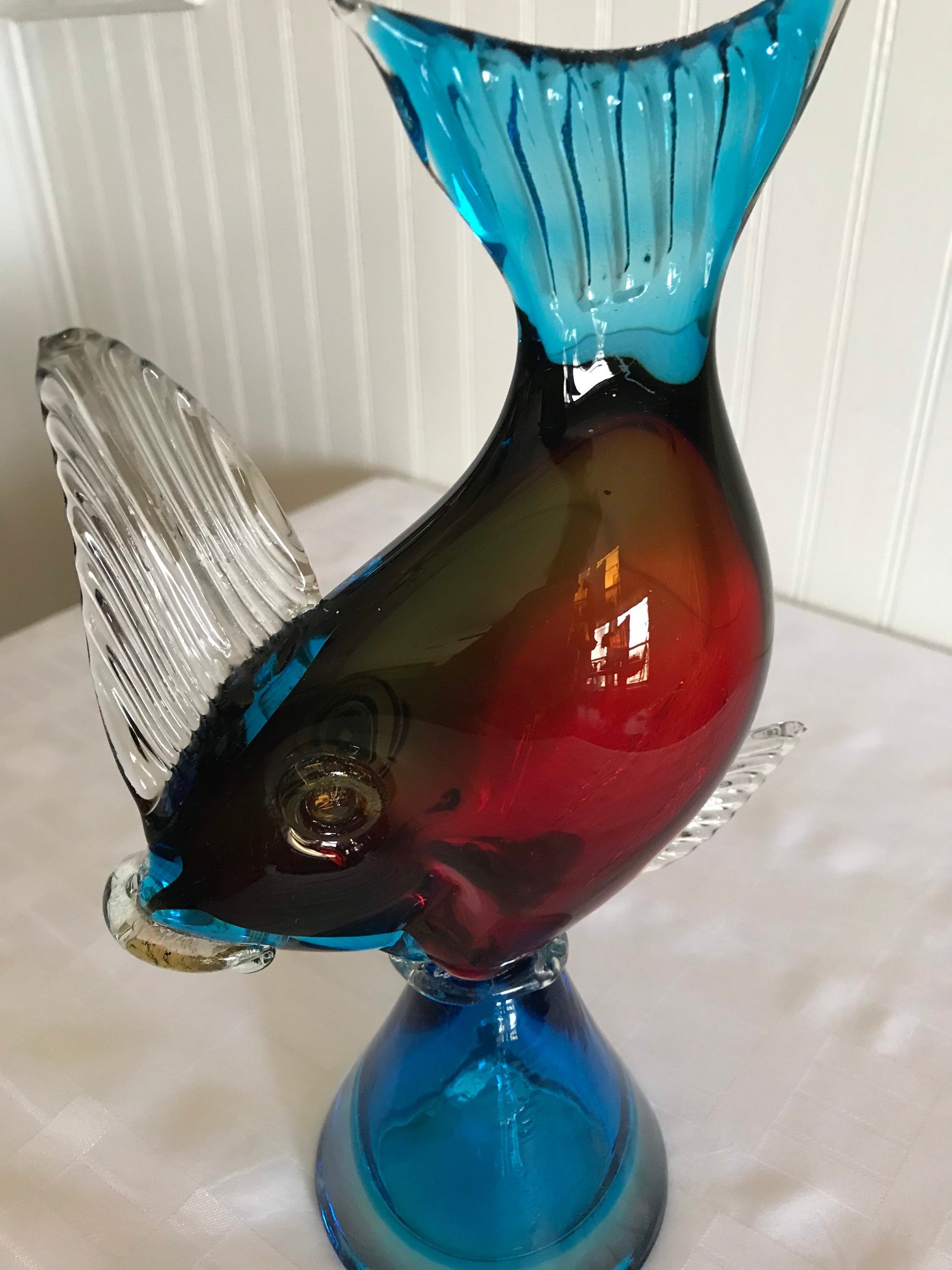 Barbini Murano Glass Fish Figurine - Etsy