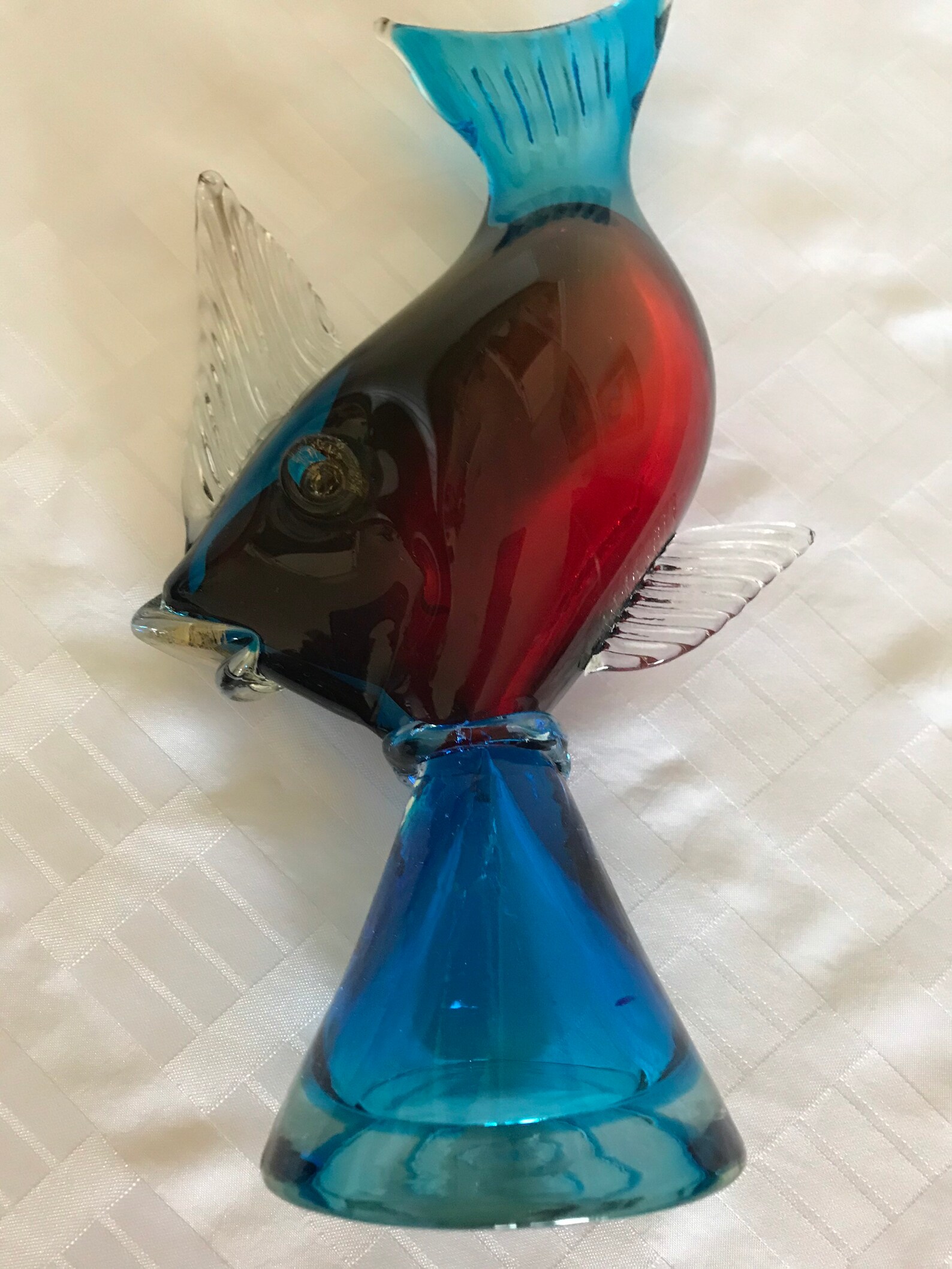 Barbini Murano Glass Fish Figurine - Etsy