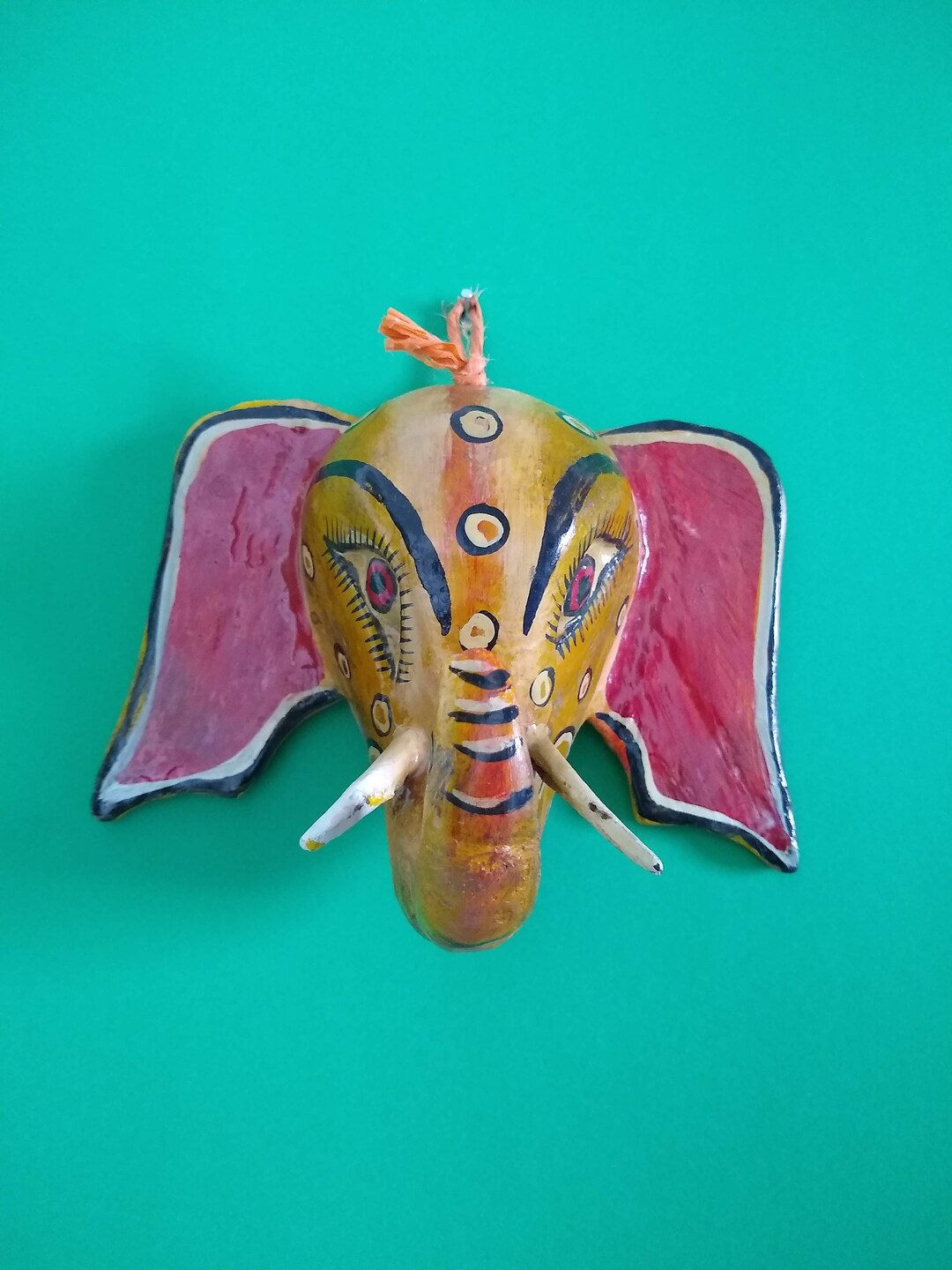Small Vintage Mexican Folk Art Dancing Elephant Nagual Mask - Etsy