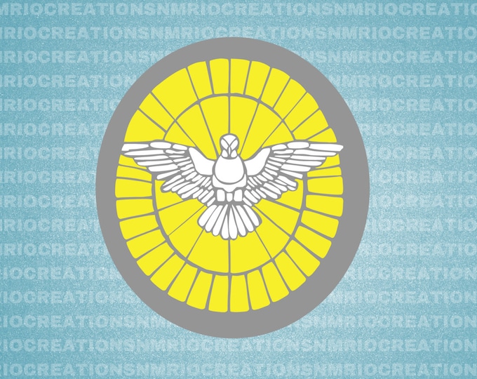 Holy Spirit Dove Svg/pdf/png/dxf/eps Vector Files for Layered Vinyl ...