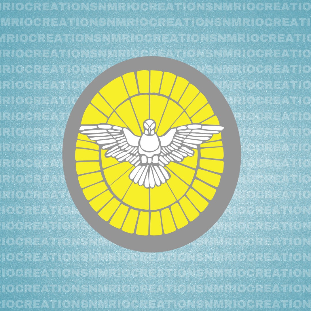 Confirmation svg gsp Holy Spirit Silhouette svg file pdf svg INSTANT ...