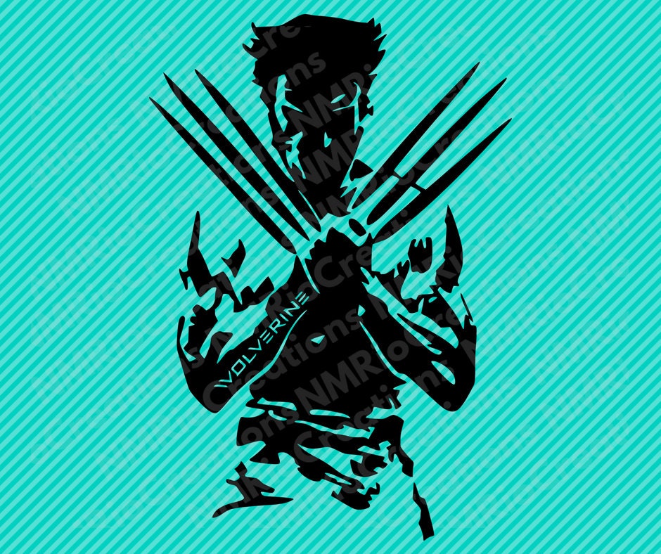 Wolverine Silhouette Svg File, Wolverine Clip Art, Wolverine Svg ...