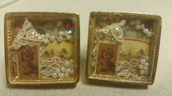 Vintage Victorian 1950s Handcrafted Rare Shadow Box S… - Gem