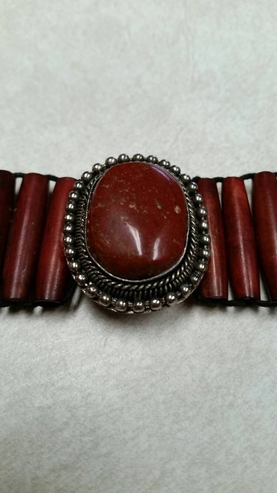 Vintage Handcrafted Native American Stone and Wood Ha… - Gem