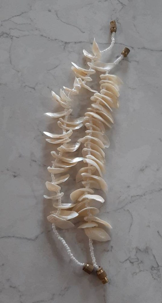 Vintage Mother and Daughter Shell Bracelets - Gem