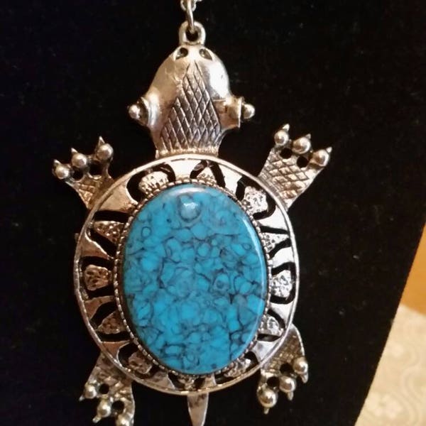 Native Turtle Necklace - Etsy