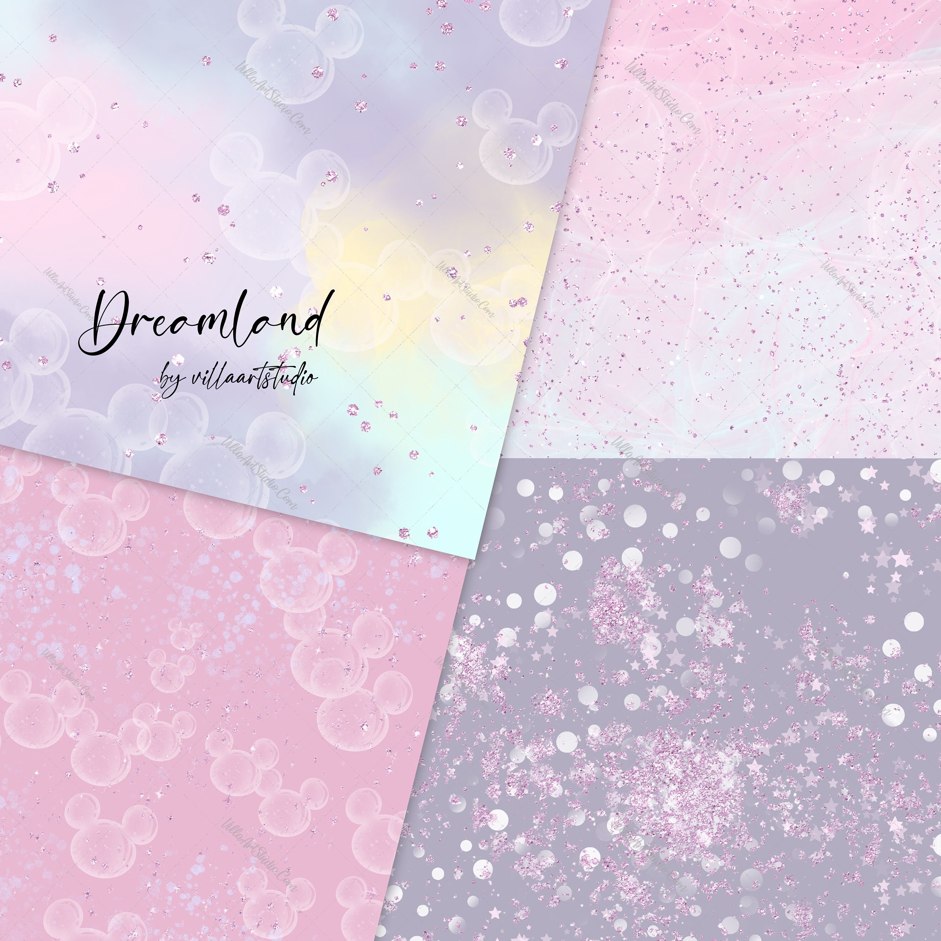 Dreamland Paper Pack Surface Pattern Theme Park Paper Pack | Etsy