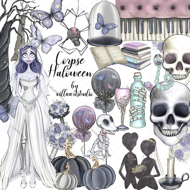 Corpse Bride Card - Etsy