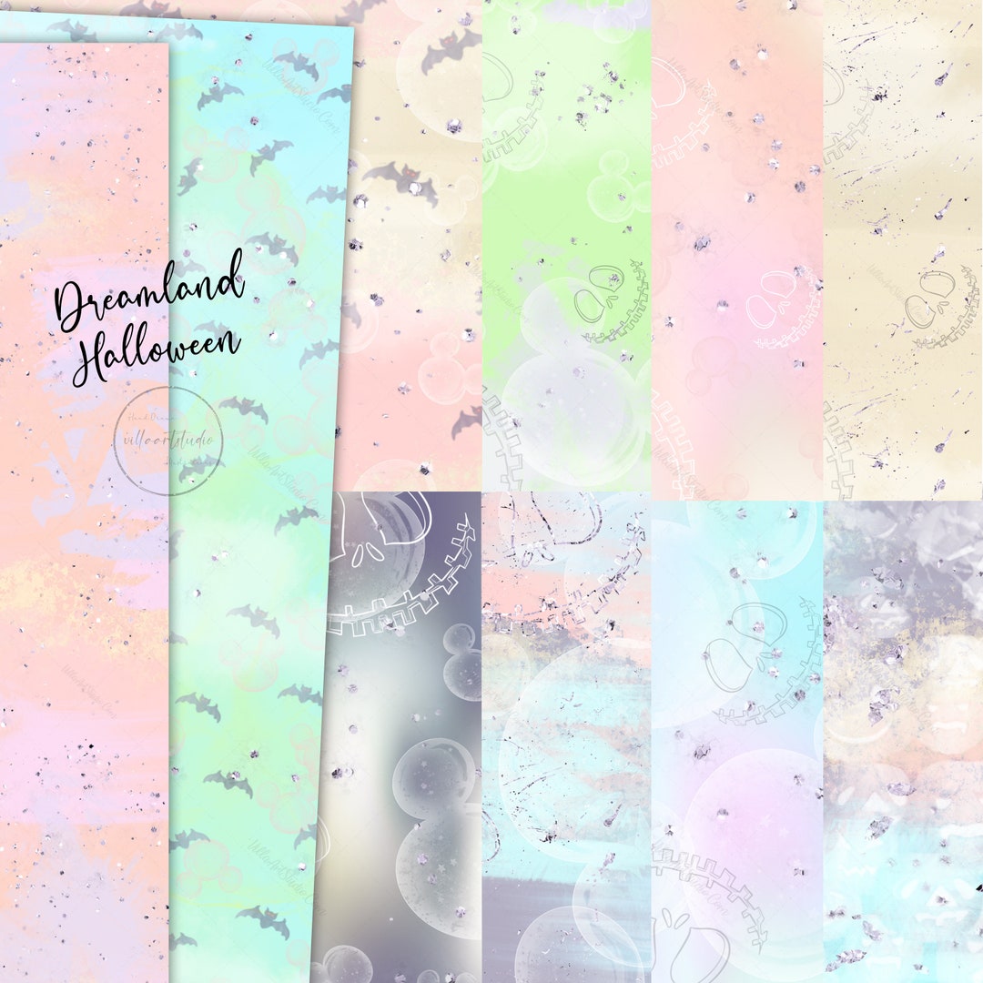 Dreamland Halloween Paper Pack Halloween Paper Glitter Paper Pack ...