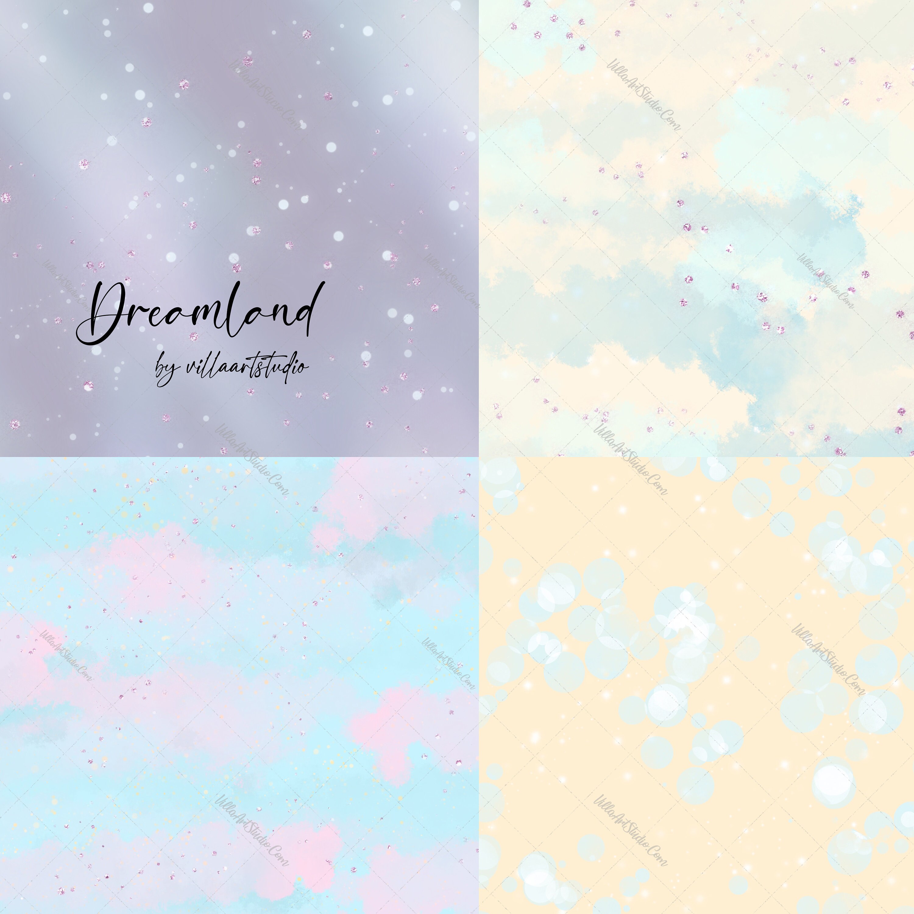 Dreamland Paper Pack Surface Pattern Theme Park Paper Pack | Etsy
