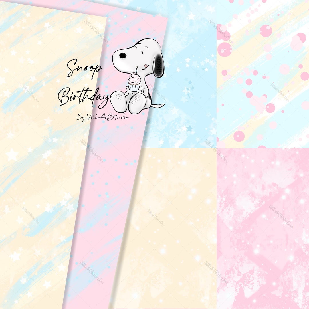 Snoop Birthday Papers Happy Birthday Papers, Puppy Love Charlie Be Mine ...