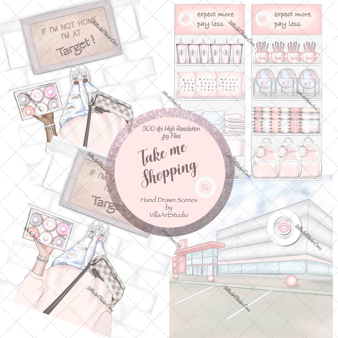 Take Me Shopping, Hand Drawn Scenes, My Happy Place, Shopping Scenes ...