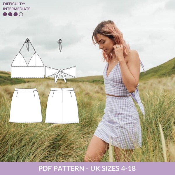 Two Piece Dress Set - Etsy