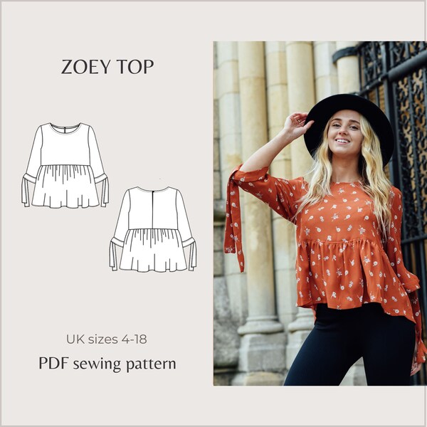 Smock Top Pattern - Etsy