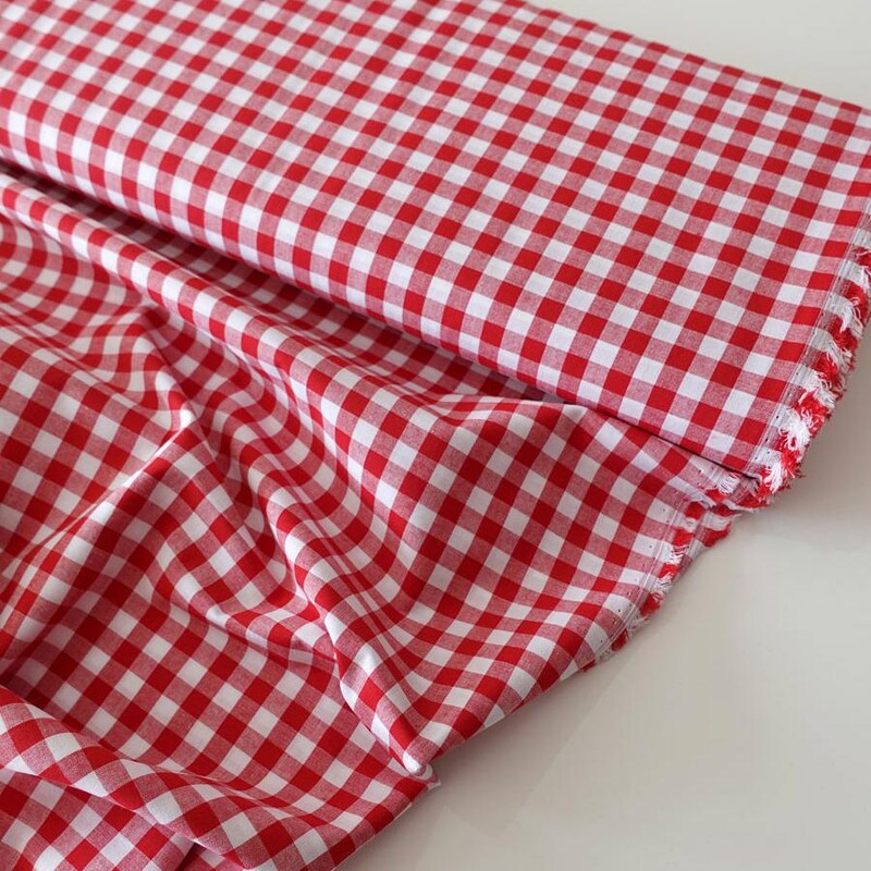 Red Gingham Quilt Pattern - Etsy UK