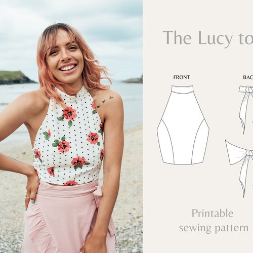 Women's Pleated Tank Top Pdf Sewing Pattern Summer Dress - Etsy