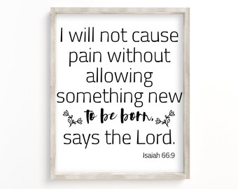 Isaiah 66 9 - Etsy
