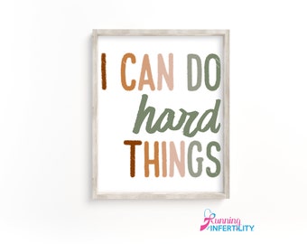We Can Do Hard Things You Can Do Hard Things I Can Do Hard - Etsy