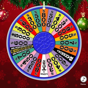 Wheel of Christmas Game With Scoreboard - Powerpoint Game PC & MAC ...