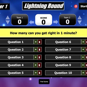 New Year's Eve Party Answer Battle Powerpoint Trivia Game for the ...