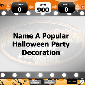 Fun Halloween Game Answer Battle - Fun Trivia Powerpoint Game - Mac PC ...