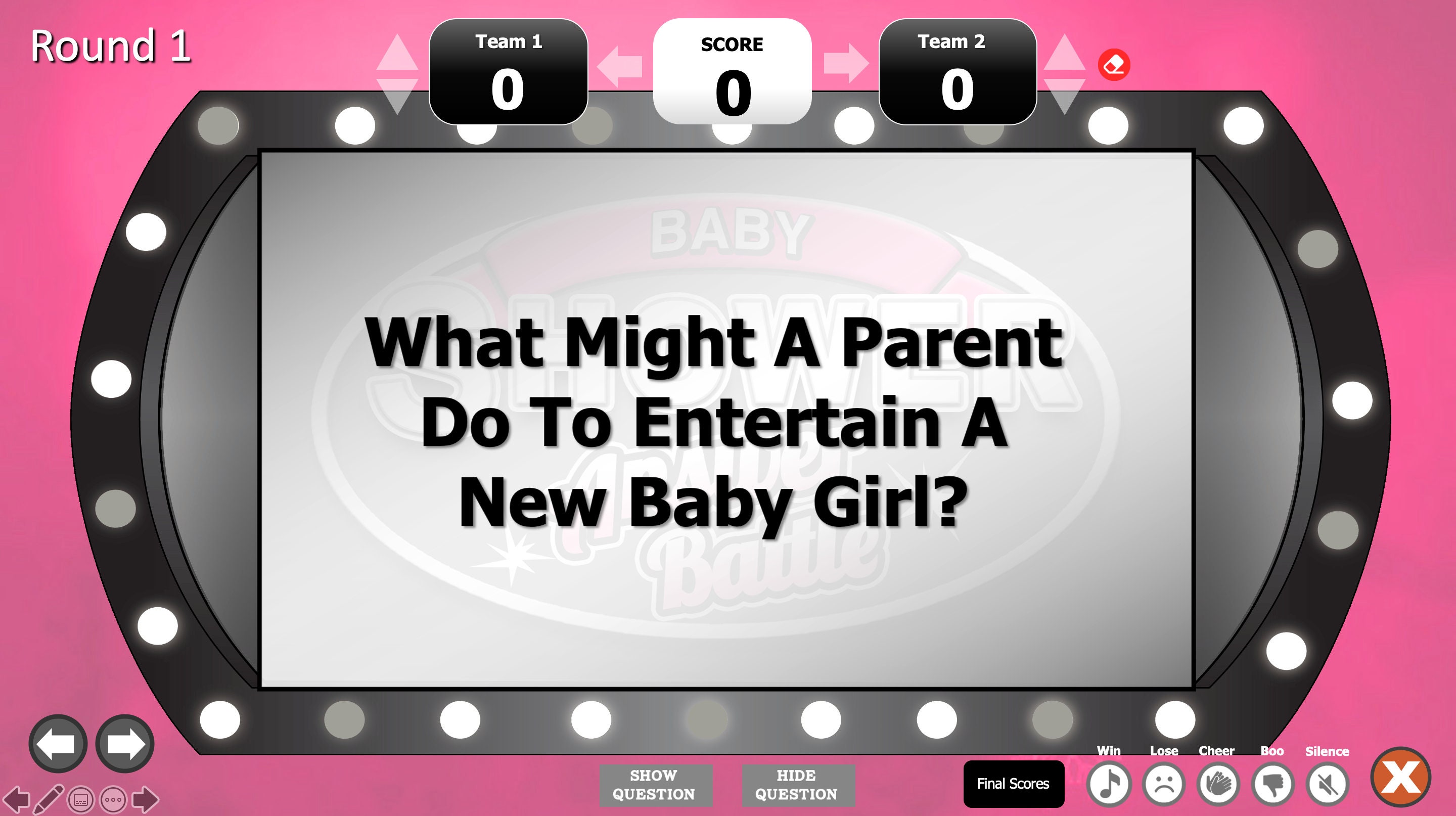Virtual Baby Shower Game Answer Battle Baby Girl Trivia - Etsy UK
