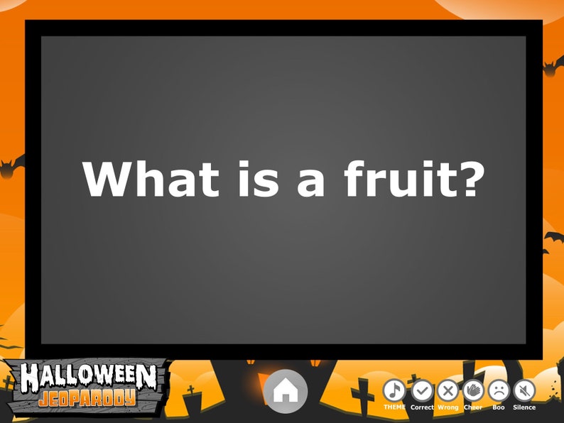 Halloween Jeoparody Trivia Powerpoint Game - Mac and PC Compatible - Etsy