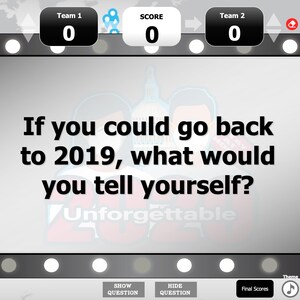 2020 Recap New Year's Eve Party Answer Battle Powerpoint Trivia Game ...