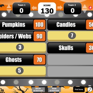 Fun Halloween Game Answer Battle - Fun Trivia Powerpoint Game - Mac PC ...