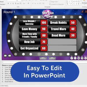 New Year's Eve Party Answer Battle Powerpoint Trivia Game for the ...