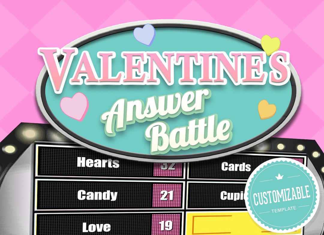 Valentine's Day Answer Battle - Family Trivia Powerpoint Game Automatic ...