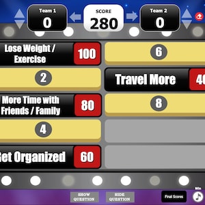 New Year's Eve Party Answer Battle Powerpoint Trivia Game for the ...