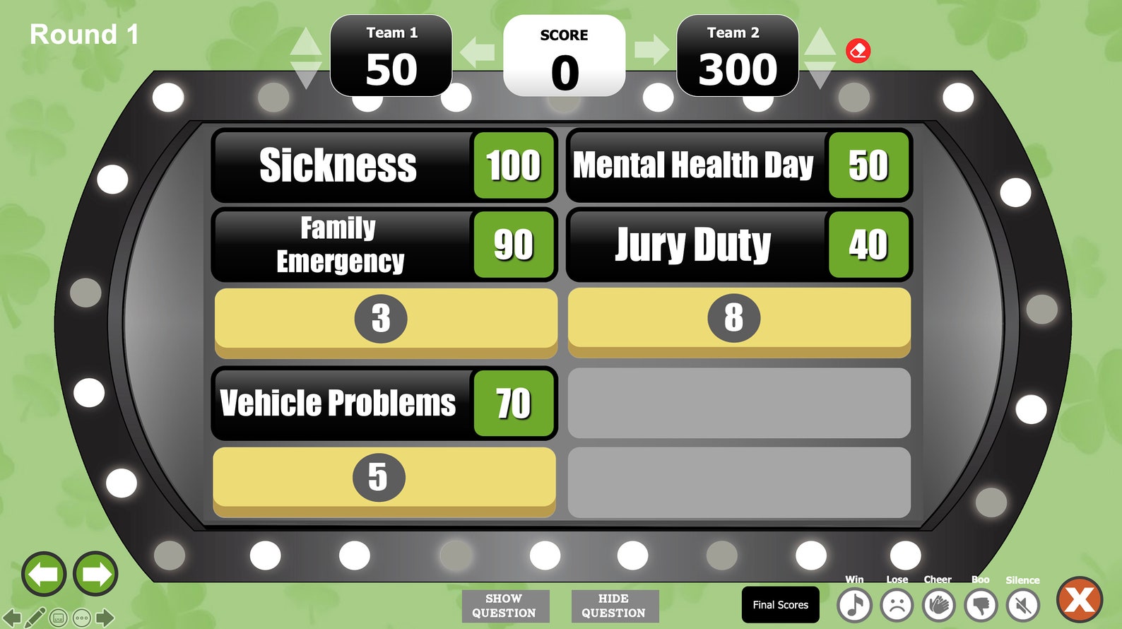 St Patricks Day Answer Battle - Family Trivia Powerpoint Game Automatic ...