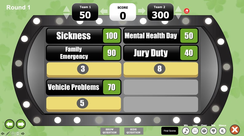 St Patricks Day Answer Battle - Family Trivia Powerpoint Game Automatic ...