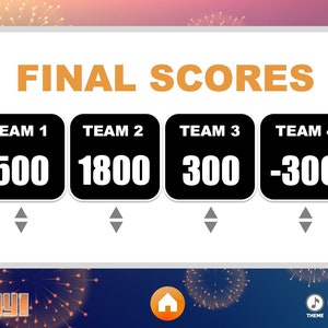 New Year's Eve Jeoparody With Scoreboard - Fun Trivia Powerpoint Game ...