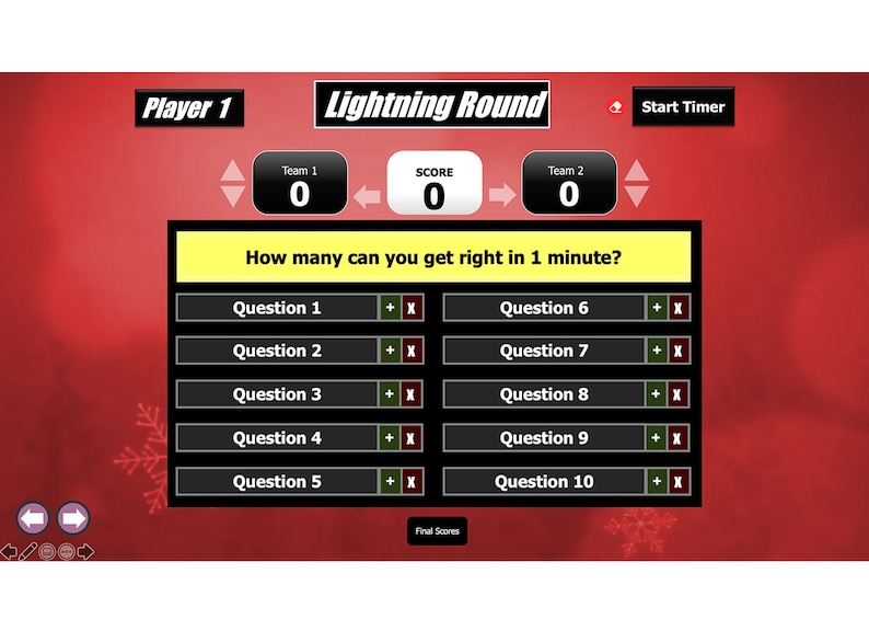 Christmas Answer Battle Vol. 3 With Scoreboard - Trivia Powerpoint Game ...